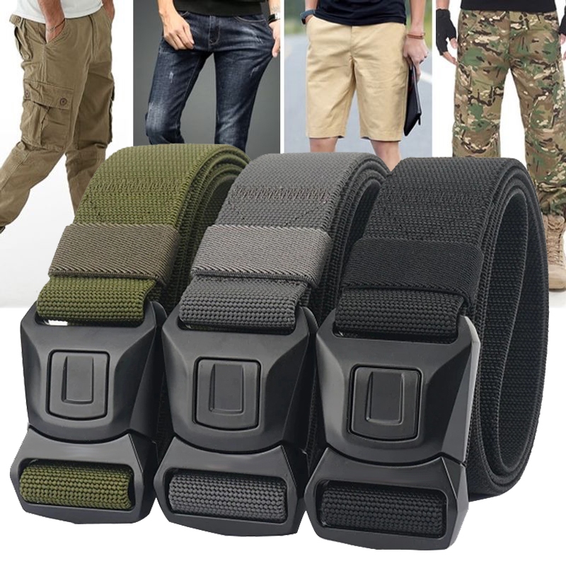 Jual Tali Ikat Pinggang Pria Tactical Military Nilon Canvas Men Belt Gesper Dewasa Keren Distro ...