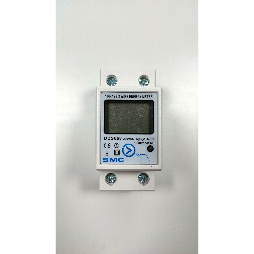 Jual KWH Meter Digital 1 Phase 5(80)A 6 in 1 (KWH.VM.AM.WATT.HZ.PF ...