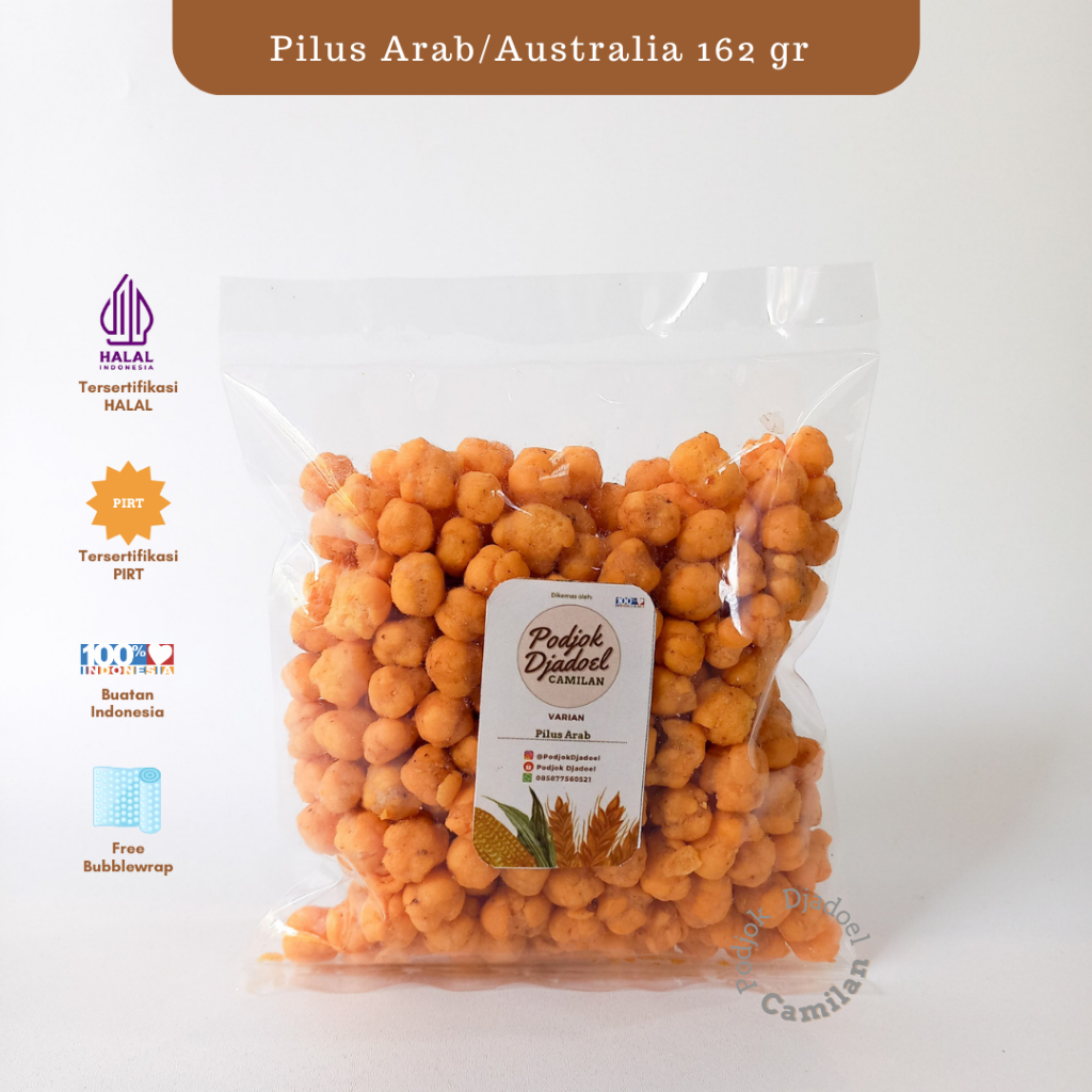 Jual [PodjokDjadoelCamilan] Snack Pilus Jagung Asin Manis / Pilus Arab ...