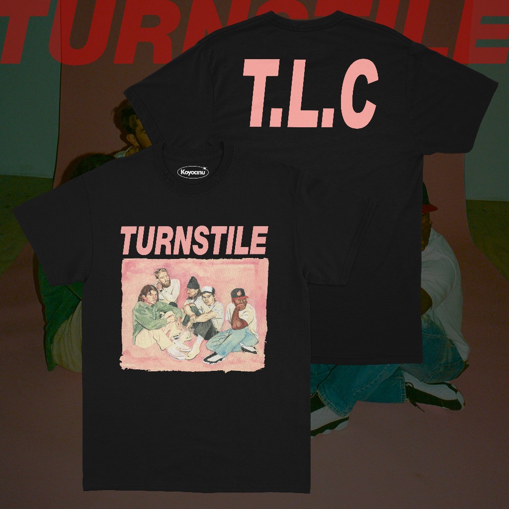 Jual T-shirt TURNSTILE - TLC Turnstile Love Connection | Kaos Band ...