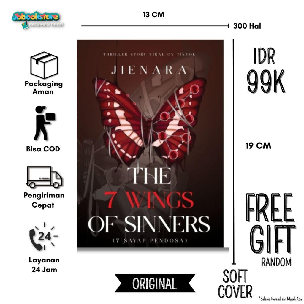 Jual Novel 7 Sayap Pendosa / The 7 Wings of Sinners / Skaya and The Big Boss / Hidden You ...