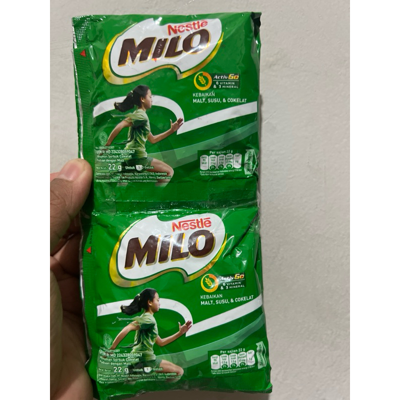 Jual Nestle Milo Active Go 6vit & 3 mineral 10pcs (1 renceng) | Shopee ...