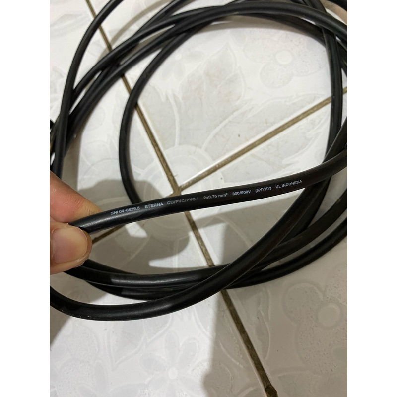 Jual Kabel Listrik NYYHY Eterna 2x0,75 mm | Shopee Indonesia