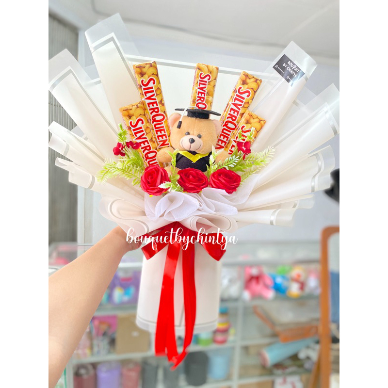 Jual BUKET WISUDA BONEKA GRADUATION / BUKET BUNGA / BUKET COKLAT ...