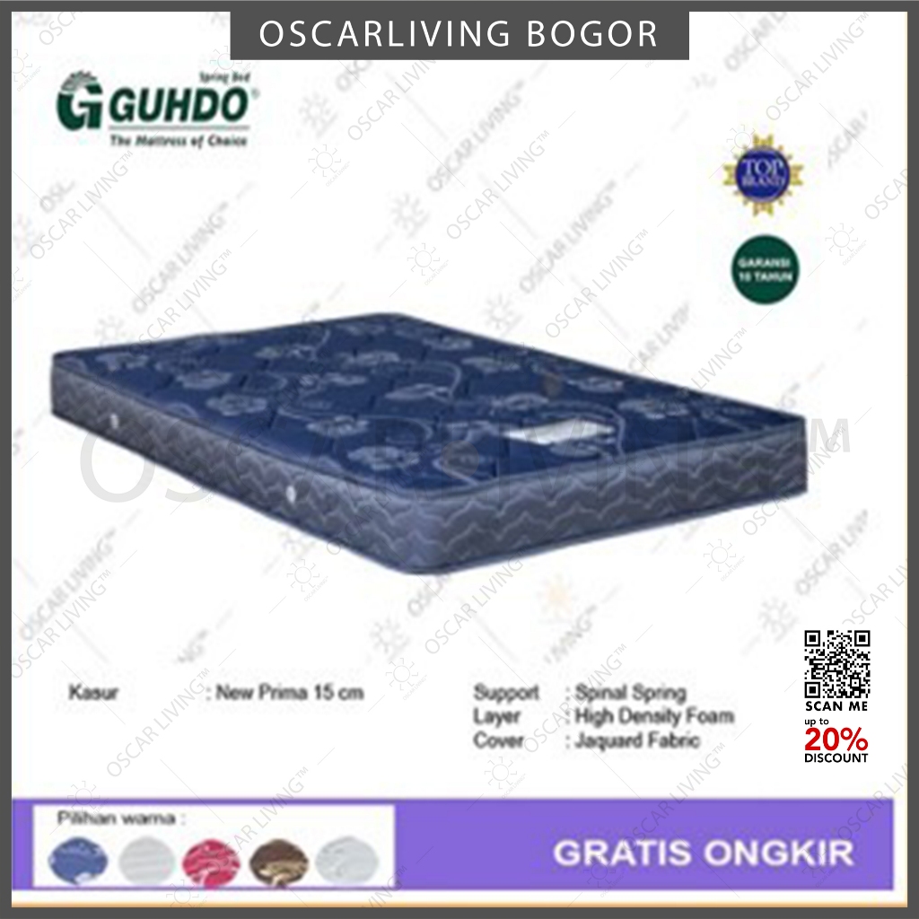 Jual Guhdo Kasur Springbed New Prima 15 cm - Hanya Kasur - KHUSUS JABODETABEK KOTA | Shopee ...