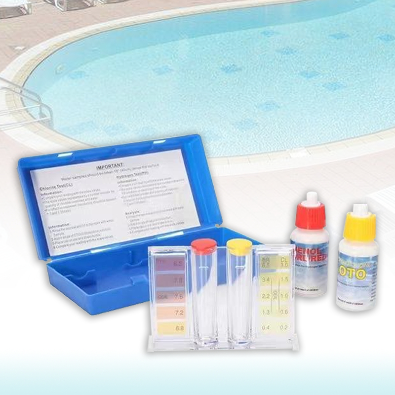 Jual Tes Kit oto ph 2 In 1 Complete Test PH Dan Chlorine Kolam Renang ...