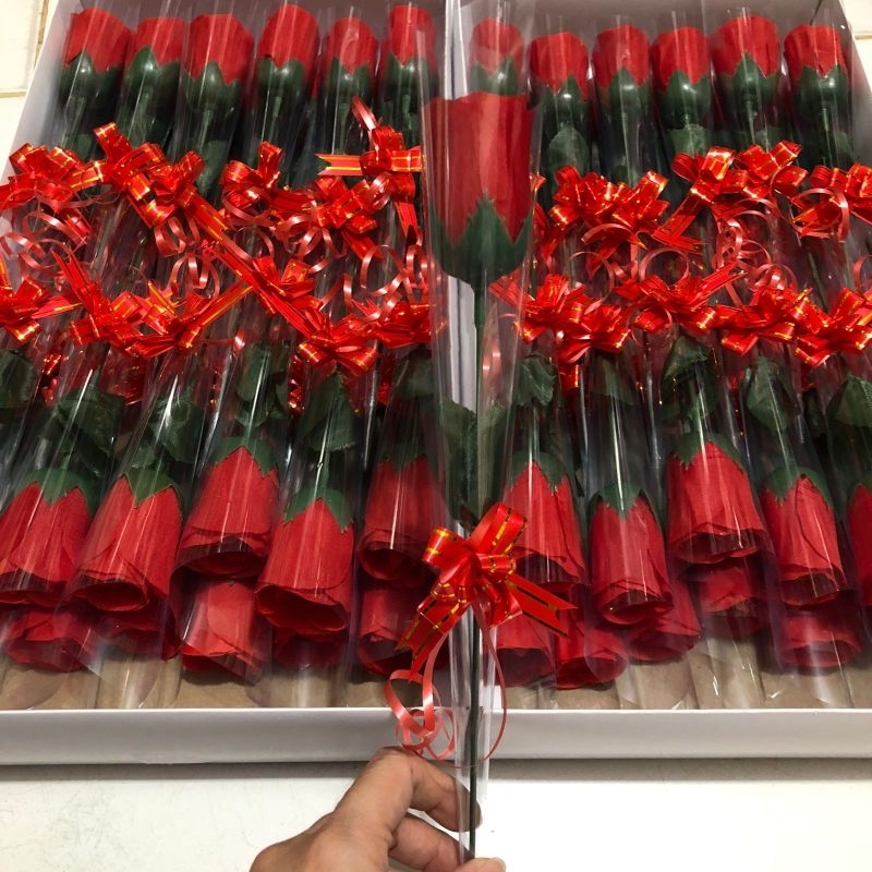 Jual Bunga Mawar 1 Tangkai Plastik | Bunga Valentine | Bunga Mawar ...