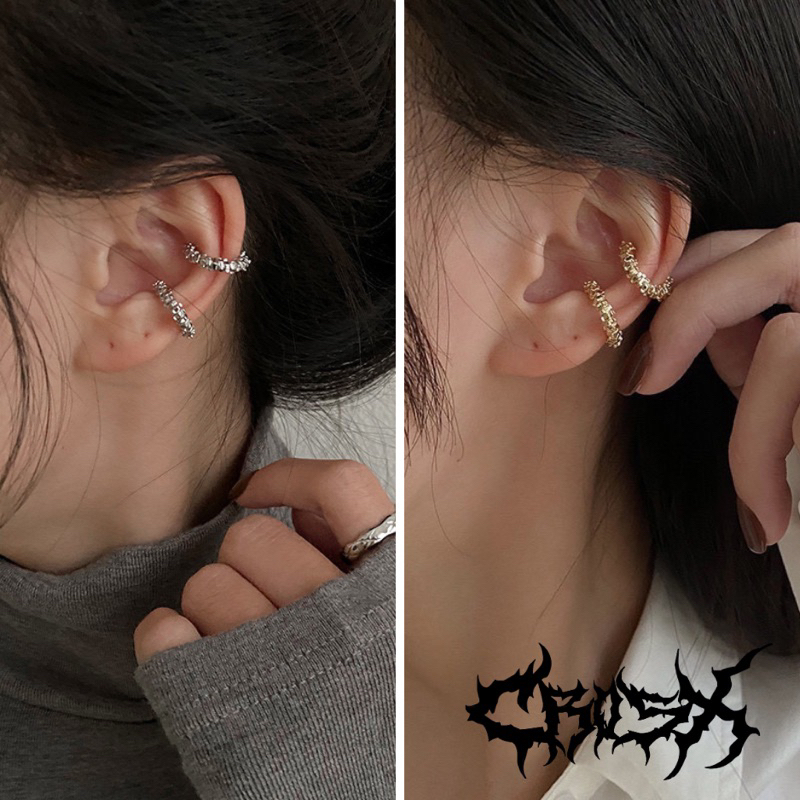 Jual KURO EARRINGS SET / 2PCS SPIRAL SAND SILVER EARRINGS ANTING SILVER ...