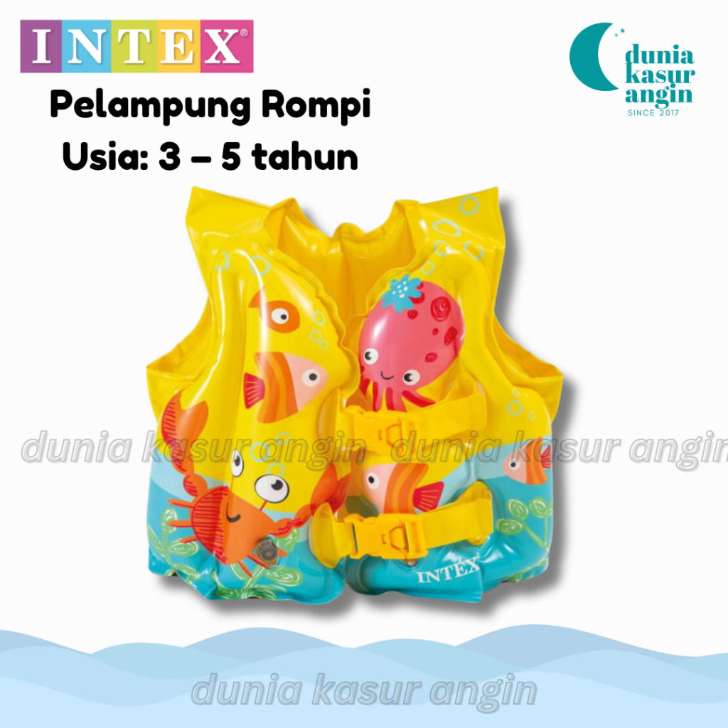 Jual DuniaKasurAngin - Intex 59661 Pelampung Anak Rompi Renang INTEX ...