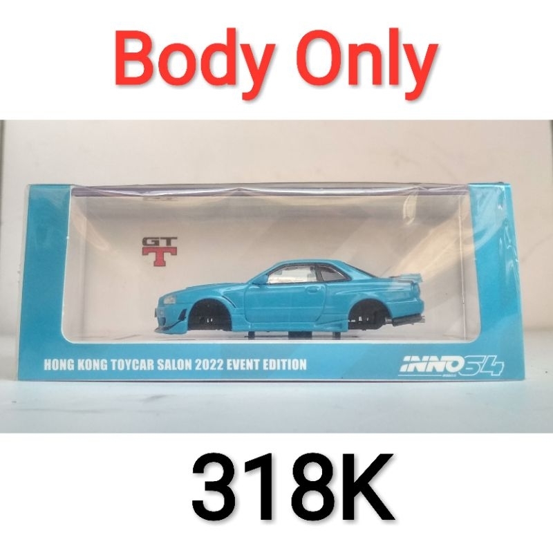 Jual Diecast Mini Scale 64 Inno Nissan Skyline GTT R34 Biru Baby Blue ...