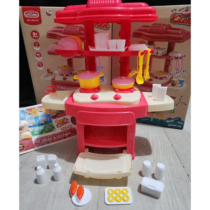 Jual MAINAN KITCHEN SET MINIMALIS HOME KITCHEN PLAYSET | Shopee Indonesia