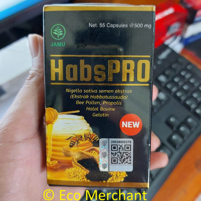 Jual HAB PRO 1 BOX isi 55 Kapsul Original Barcode | Shopee Indonesia