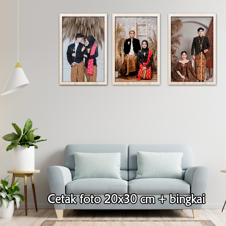 Jual Cetak foto media papan mdf cetak foto bingkai ukuran 12R 20x30 cm | Shopee Indonesia
