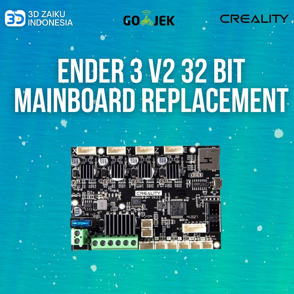 Jual Original Creality Ender 3 V2 32 Bit Mainboard Replacement Board | Shopee Indonesia
