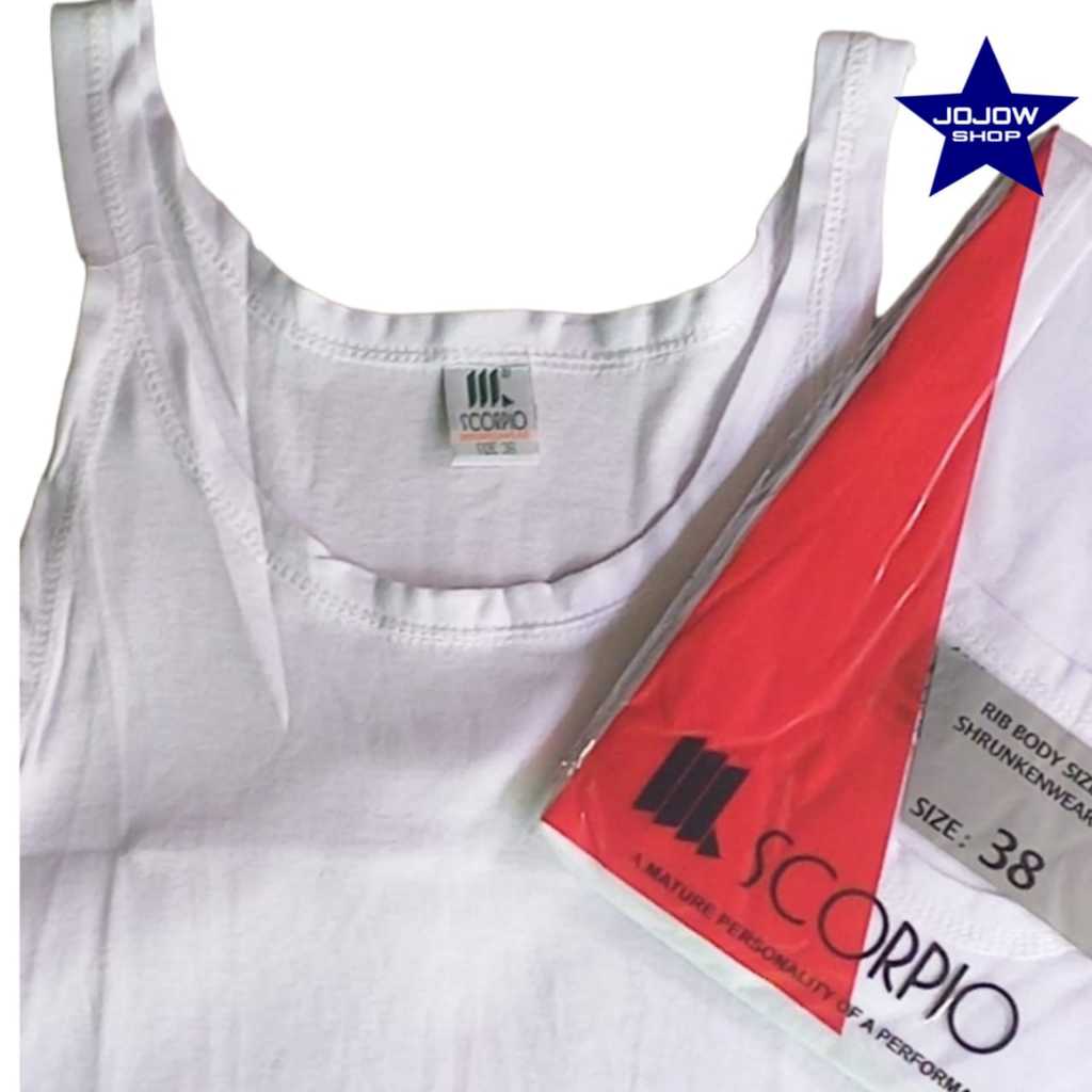 Jual Singlet Pria Scorpio Merah || Kaos dalam Pria Scorpio kemasan ...