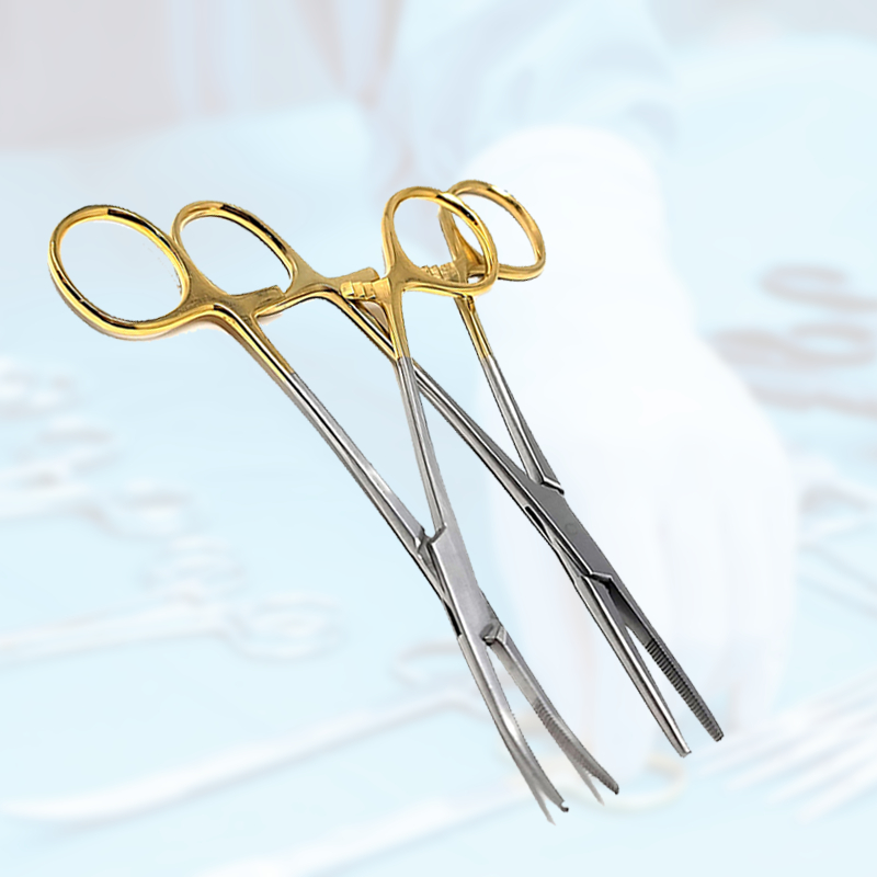 Jual Klem Arteri Clamp Mosquito Bengkok Gunting Hemostat Arteri Clamp ...