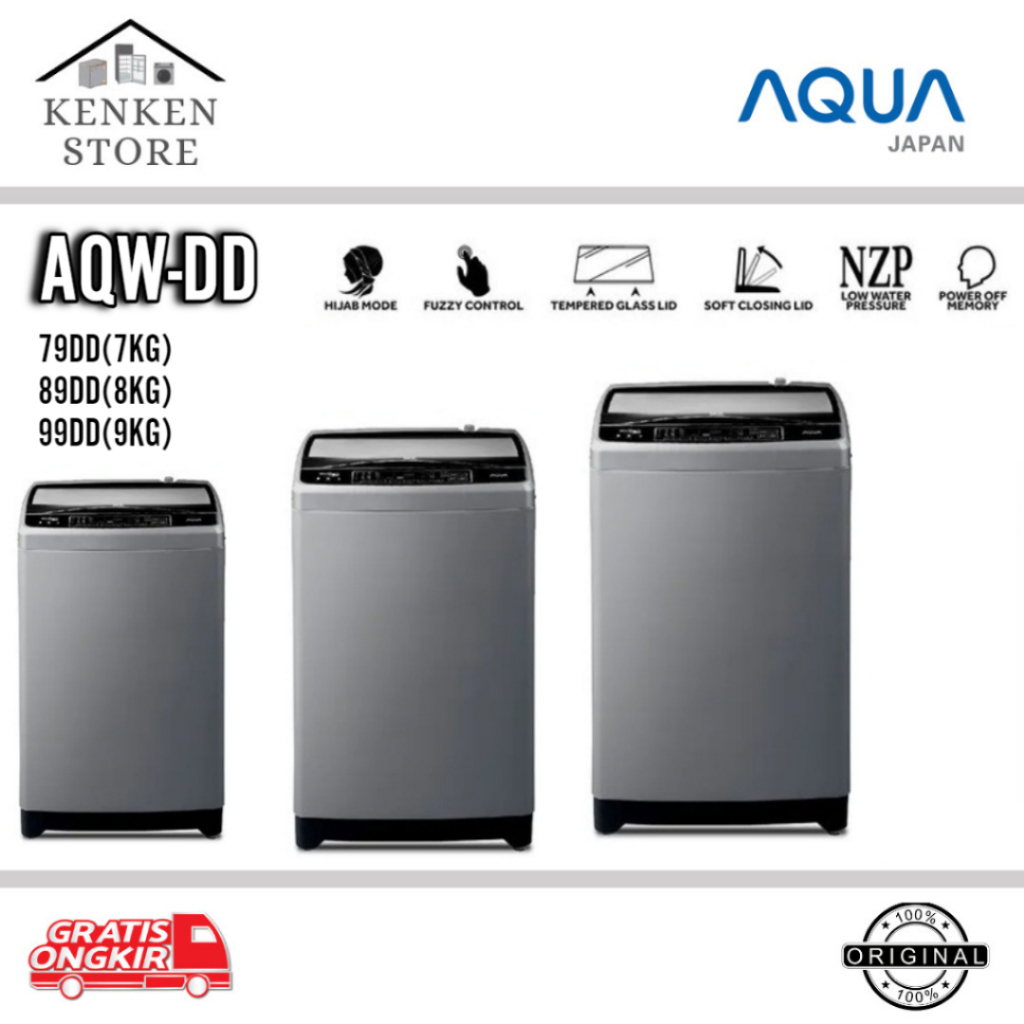 Jual MESIN CUCI AQUA 1 TABUNG 79DD 7KG |89DD 8KG | 99DD 9KG (KARGO ...