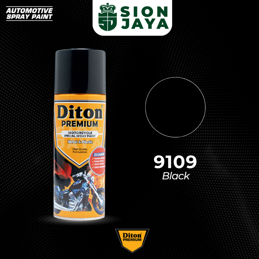 Jual Pilox / Pylox / Cat Semprot Diton Premium Hitam Gloss/ Glossy ...