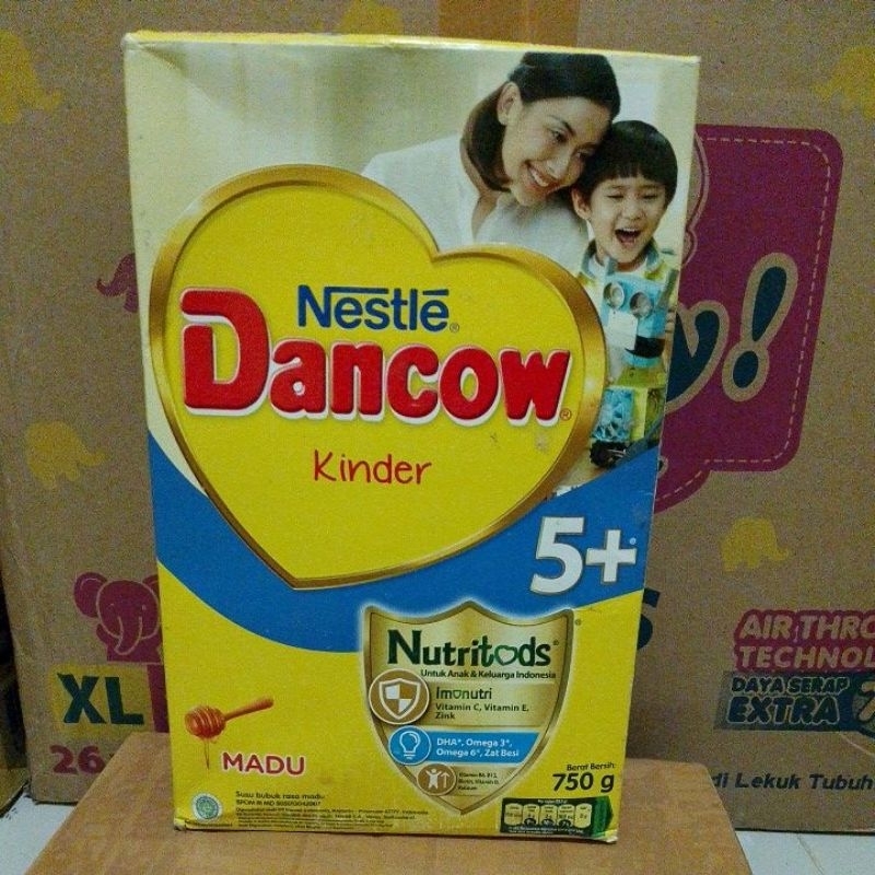 Jual dancow 5+ MADU/VANILA 350gr exp 31 juli-agus 2025-2026 box rijek ...