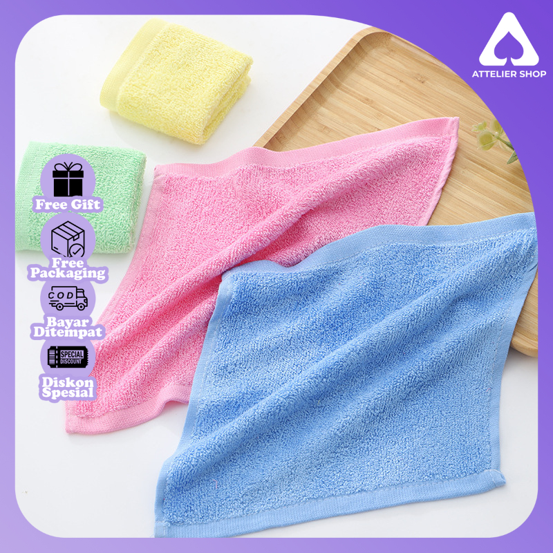 Jual 𝗔𝗧𝗧𝗘𝗟𝗜𝗘𝗥 Kain Lap MicroFiber Premium 30x30 cm (1 PAKET ISI 4 BEST ...