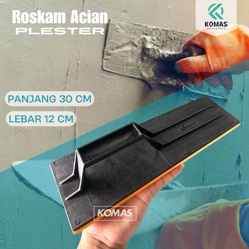 Jual Roskam acian alat roskam plester ngaci ukuran 30cm | Shopee Indonesia