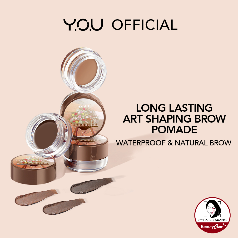 Jual Eyebrow YOU Colorland Art Shaping Brow Pomade | Waterproof ...