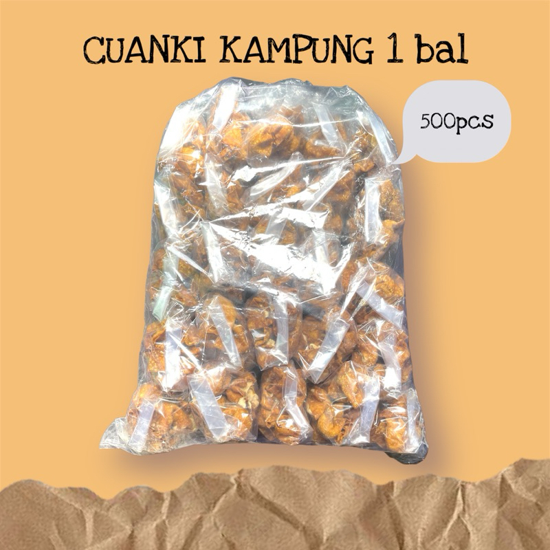 Jual CUANKI KAMPUNG PANGSIT JABRIG 1 BAL ( 500 pcs ) PACKING DUS ...