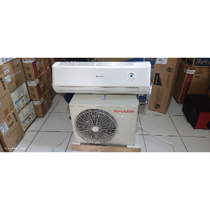 Jual AC SHARP AU-A5BEY 1/2PK INCLUDE PASANG(KHUSUS SURABAYA SIDOARJO) | Shopee Indonesia