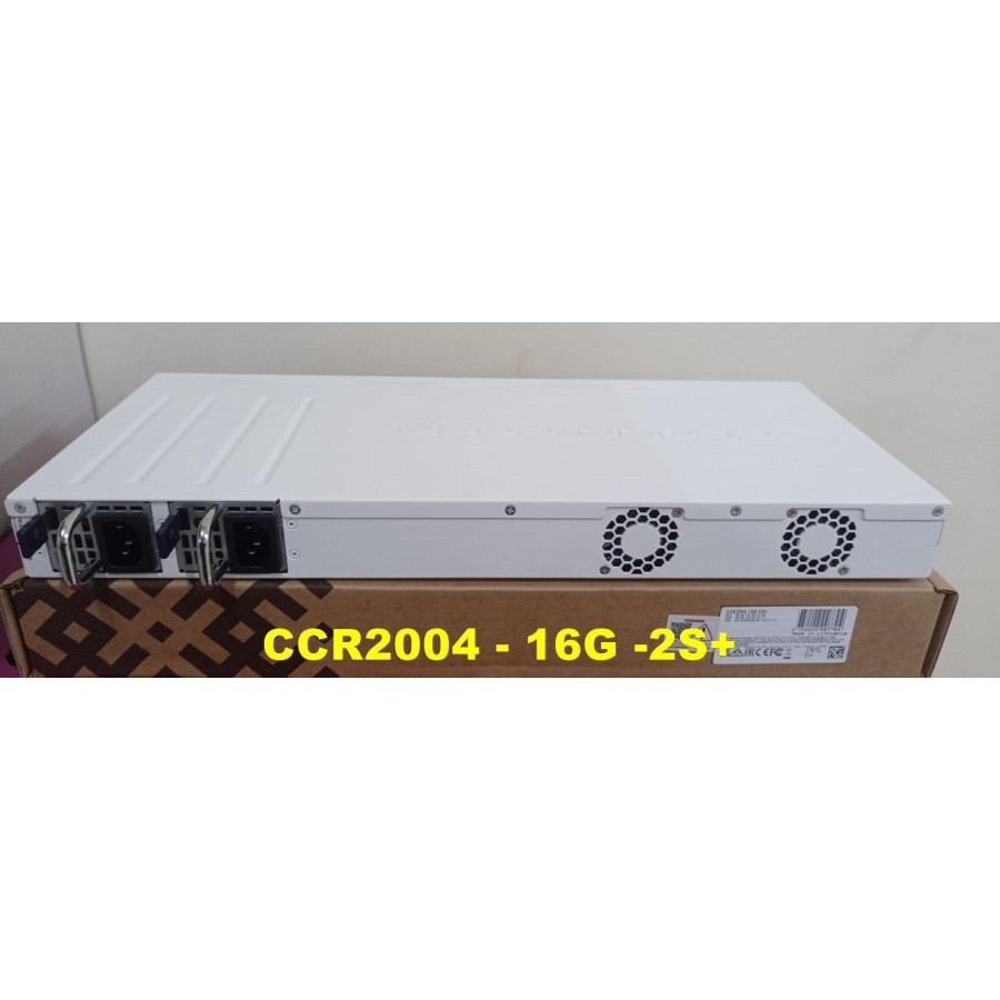 Jual MikroTik CCR2004-16G-2S+ Cloud Core Router CCR 2004 16G 2S ...