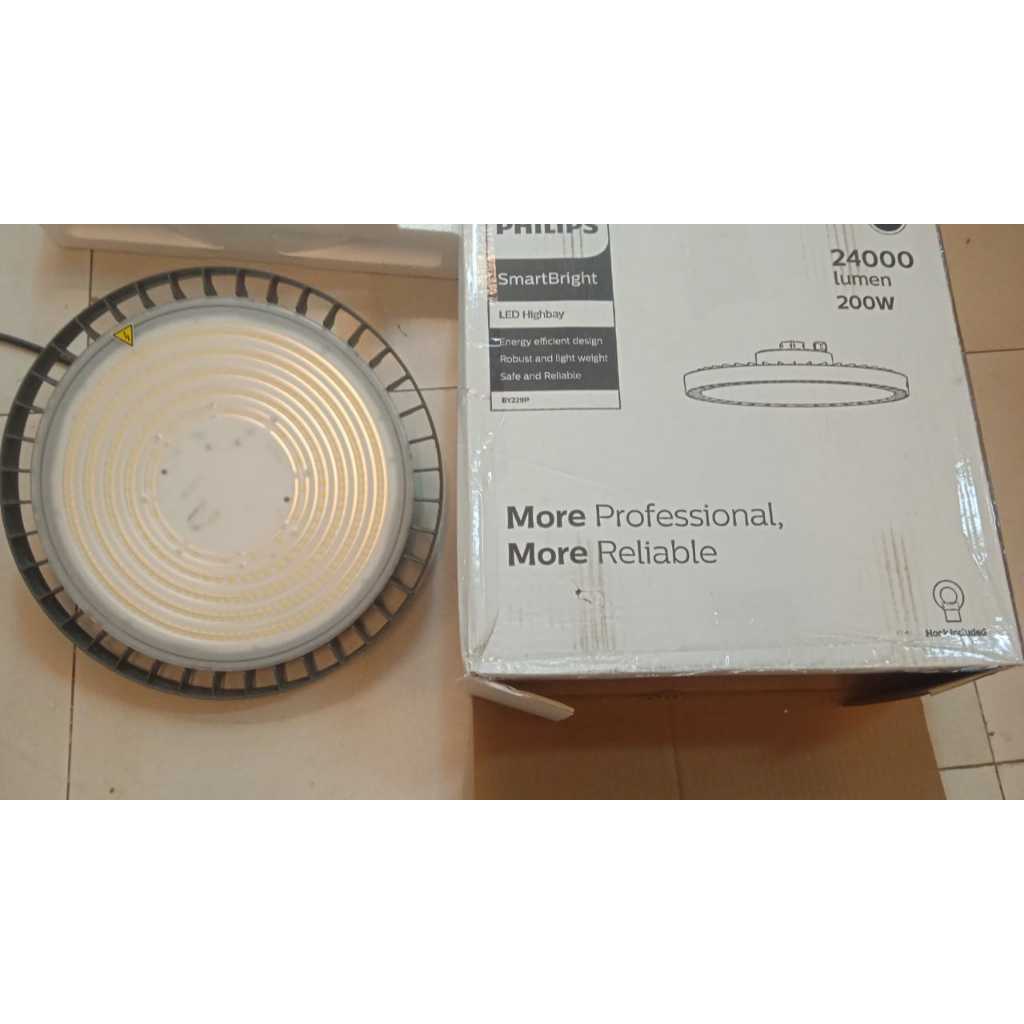 Jual PHILIPS SmartBright Highbay G3 BY229P 200W LED200 IP65 IK06 ...