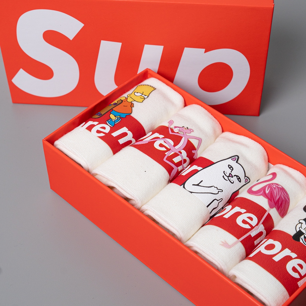 Jual Kaos Kaki Sup Socks Character 5 In 1 White 50041 | Shopee Indonesia