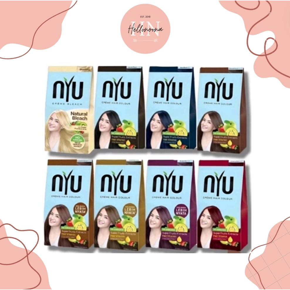 Jual NYU - Creme Hair Colour Pewarna Rambut | Shopee Indonesia