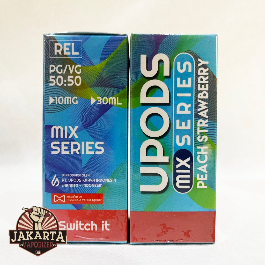 Jual [SALT] UPODS PEACH STRAWBERRY SALTNIC PODS FRIENDLY 30ML 10MG BY ...