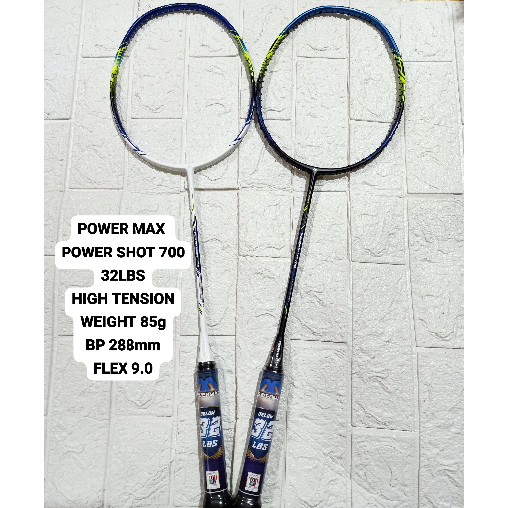 Jual NEW!! RAKET BADMINTON POWER MAX POWER SHOT 700 MAX 32LBS FREE ...