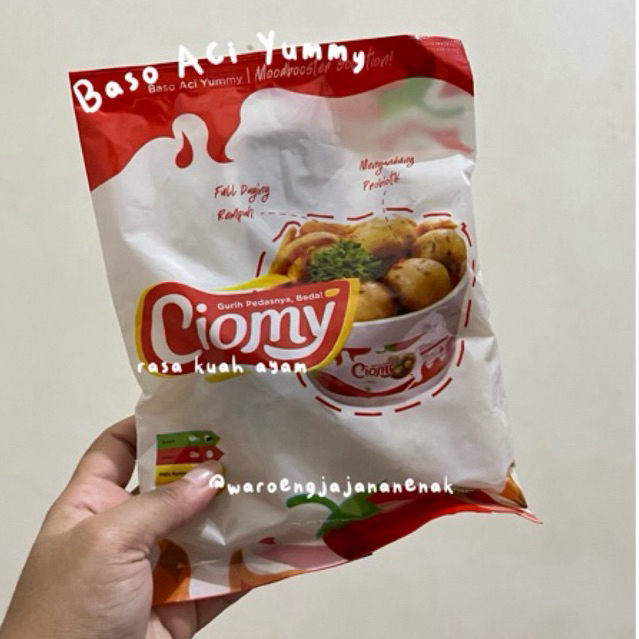 Jual Ciomy - Baso Aci Instan Sachet Isi Full Daging Rempah | Shopee ...