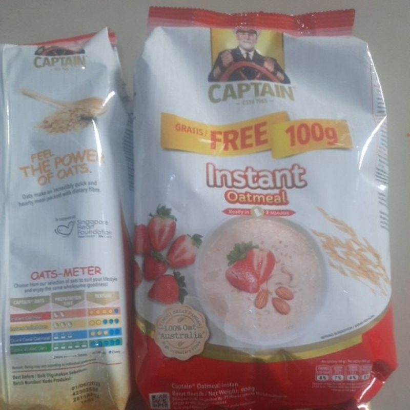 Jual instant oatmeal quaker 1200gr/kemasan baru/exp lama/harga termurah ...