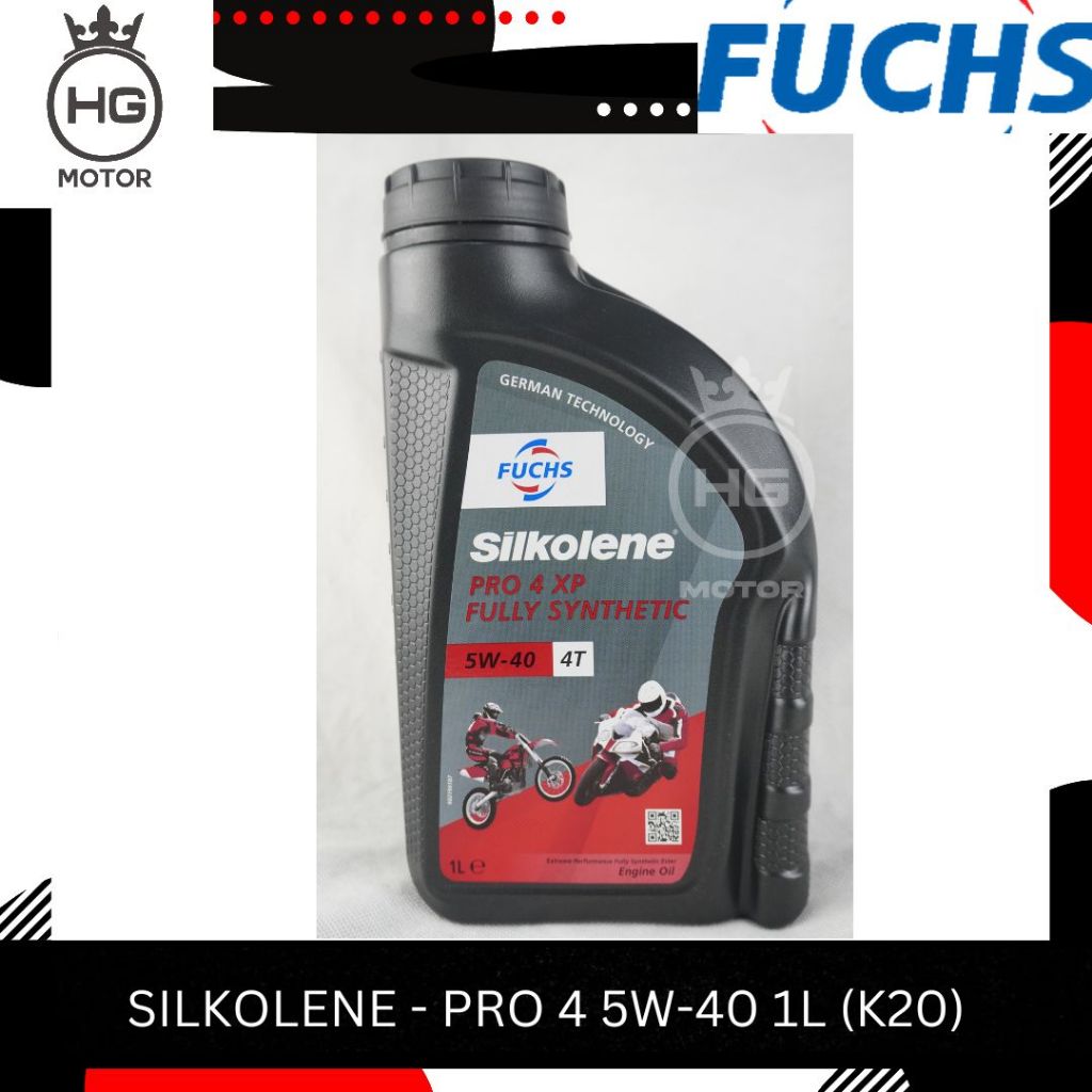 Jual FUCHS SILKOLENE PRO 4 XP 5W40 Fully Synthetic Motorcycle Engine ...
