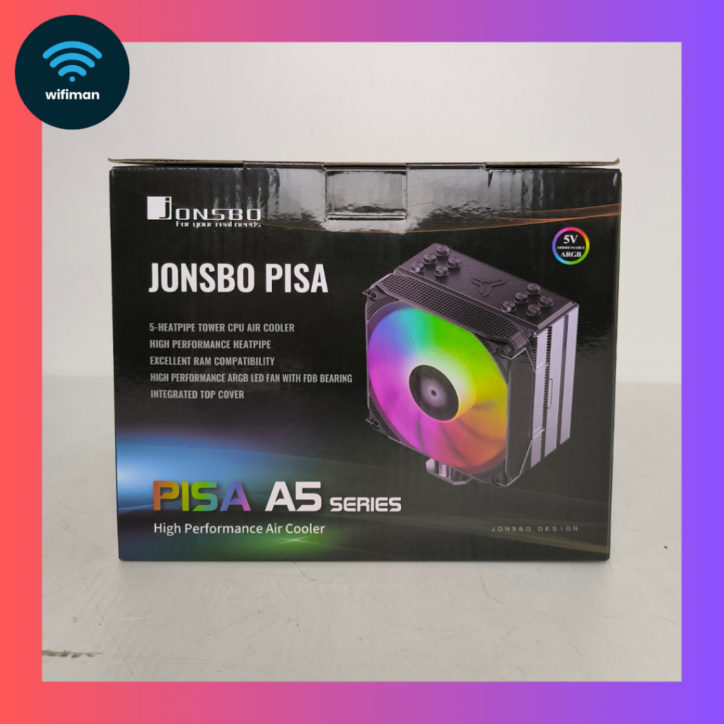 Jual Jonsbo PISA A5 Black White CPU Cooler - Hitam Putih Pendingin CPU ...