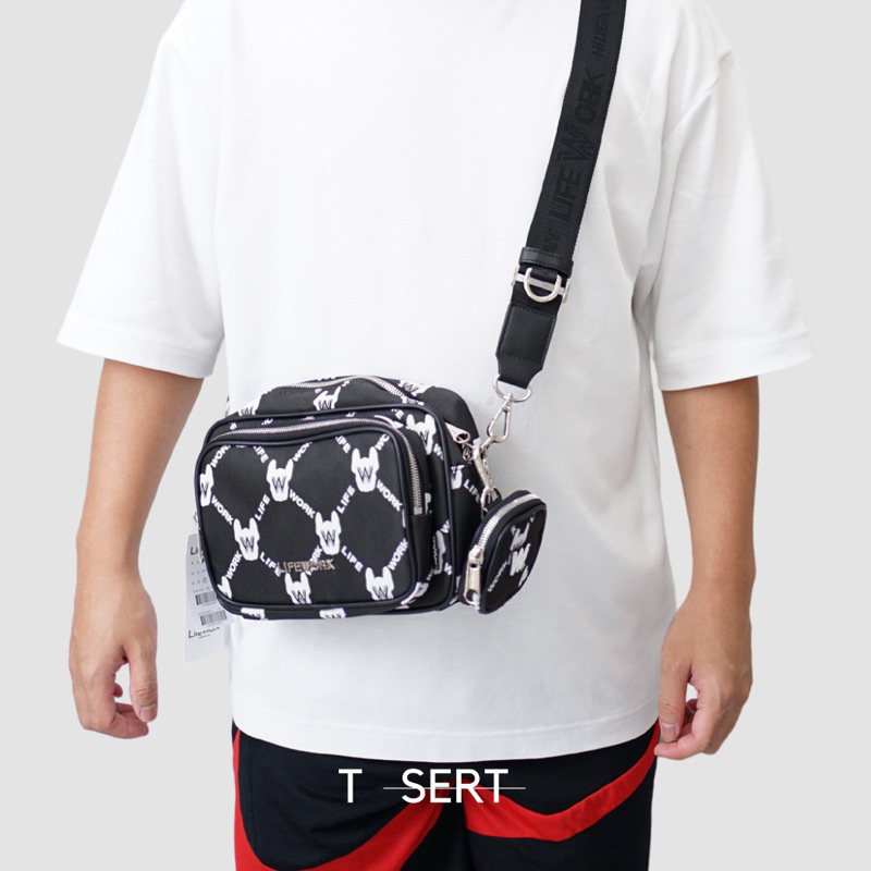 Jual Lifework Monogram Camera Bag Black Original | Shopee Indonesia