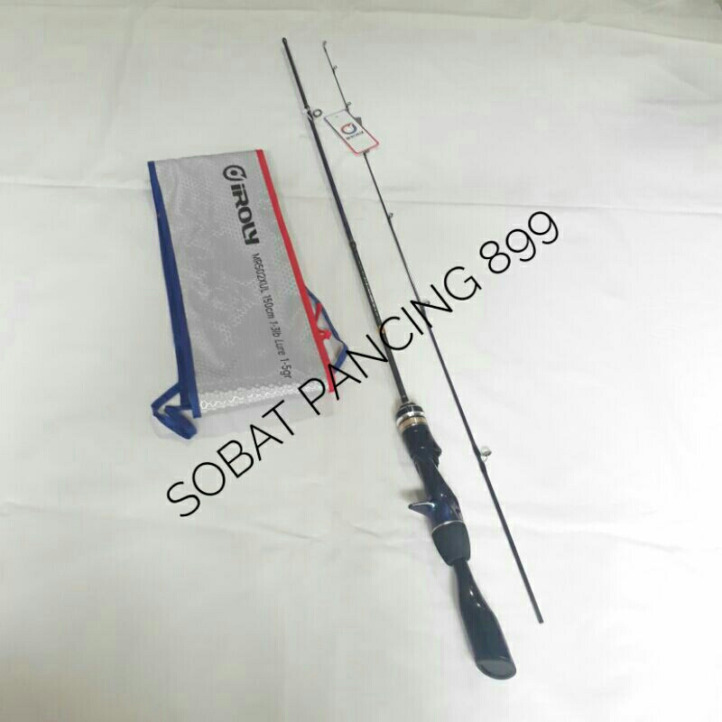 Jual Joran Bait Casting Iroly Mirage UL SOLID FUJI 150 / Joran UL udang ...