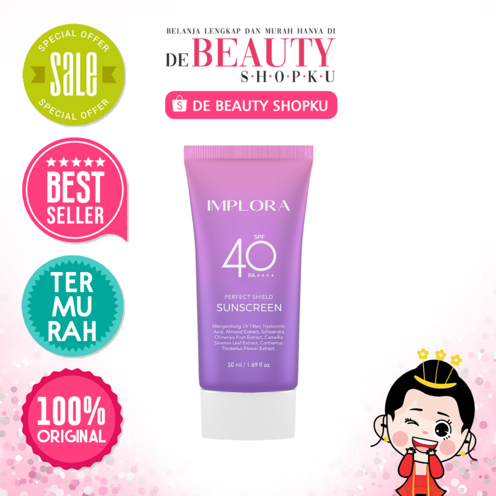 Jual Implora Sunscreen SPF 40 PA ++++ VIRAL | Shopee Indonesia