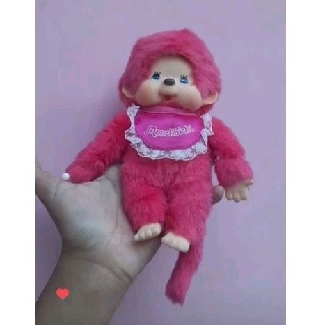 Jual Monchhichi 30th anniversary Hot pink color Rare edition | Shopee ...