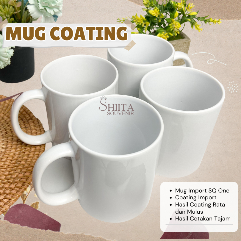 Jual Mug Coating Siap Cetak Sublim Mug Impor Coating Impor SQ One ...