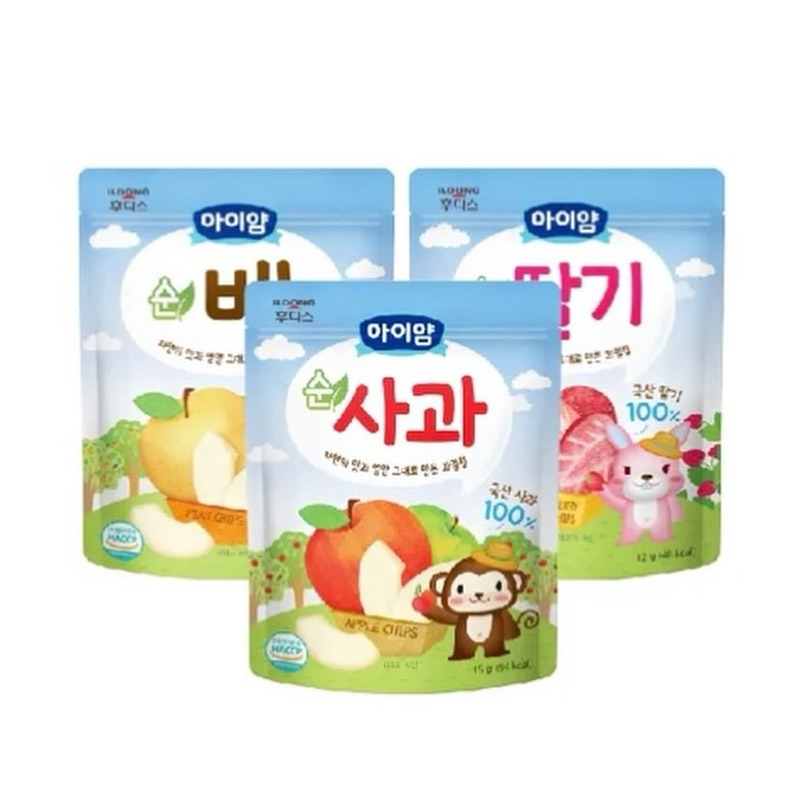 Jual Ildong Pure Fruit Chips Kids Baby Snack / Makanan Ringan Bekal ...