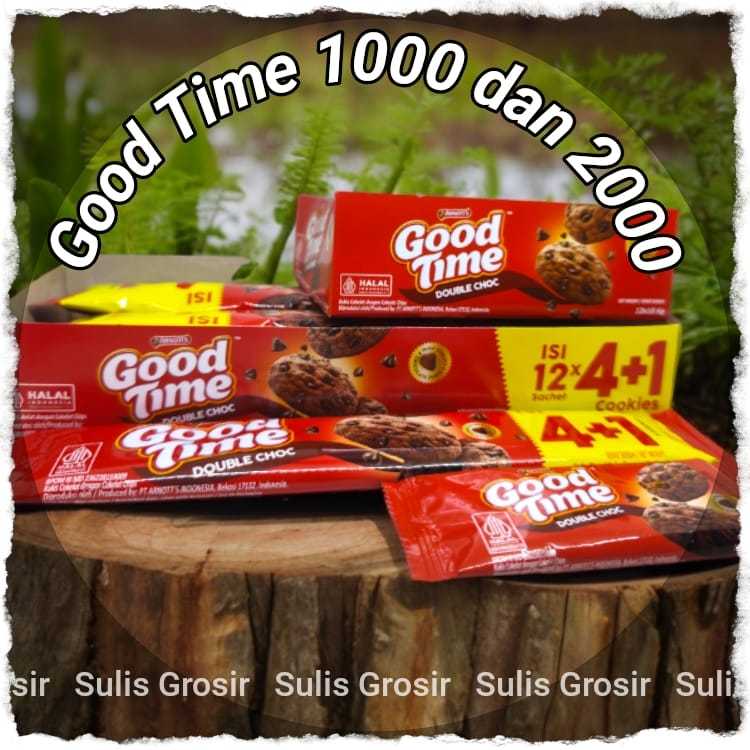 Jual Good Time Cookies Double Choc 1000 dan 2000 Per Box Isi 12 Sachet ...