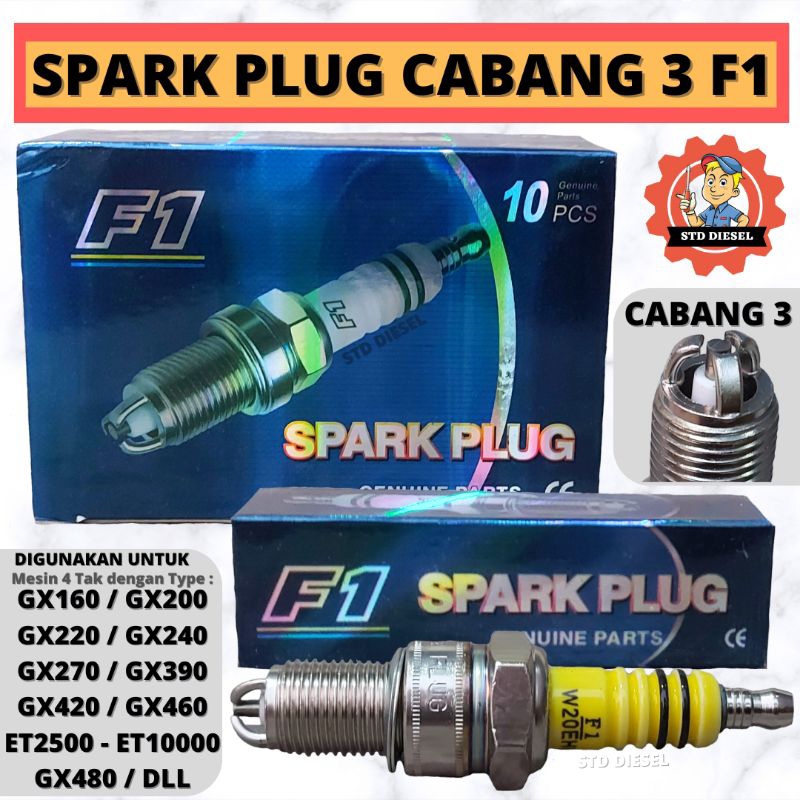 Jual SPARK PLUG BUSI GX160 GX200 GX220 GX240 GX270 GX390 GX420 GX460 ...