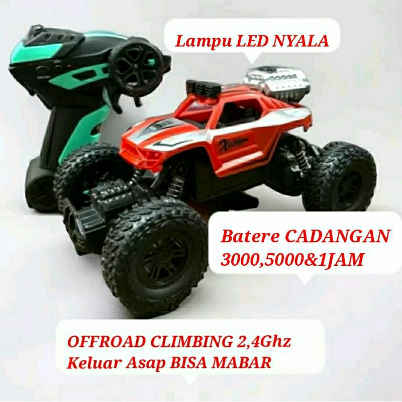 Jual MAINAN MOBIL REMOT KONTROL KELUAR ASAP NOISE RC OFFROAD METAL ...