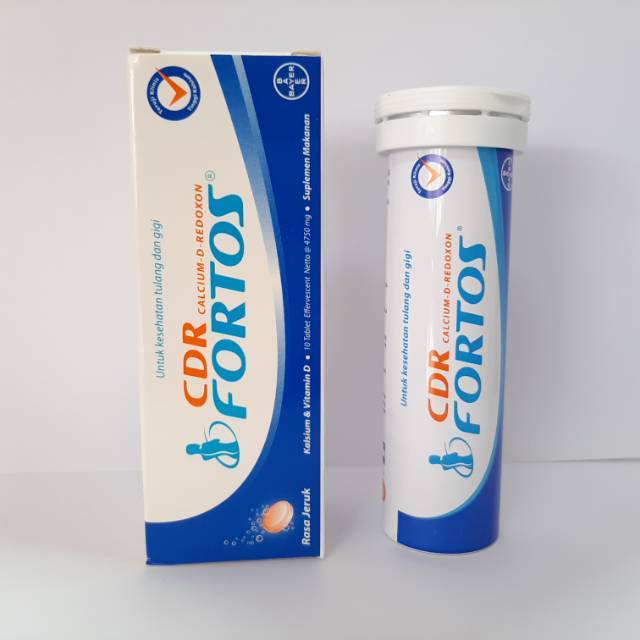 Jual CDR FORTOS 1 TUBE 10 TABLET | Shopee Indonesia