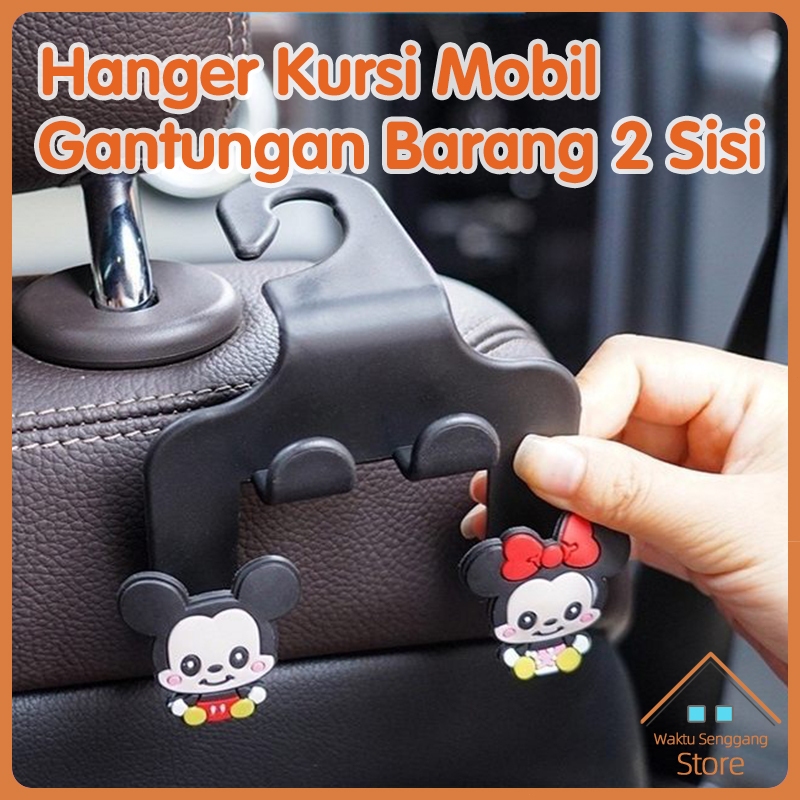 Jual Hanger Kursi Mobil Gantungan Barang 2 Sisi / Car Hook Hanger Mobil ...
