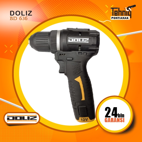 Jual Mesin Bor Doliz BD636 Dan Doliz BD636P / Cordless Brushless Drill ...